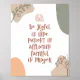 Boho Inspirational Christian Bible Verse Rainbow Poster | Zazzle