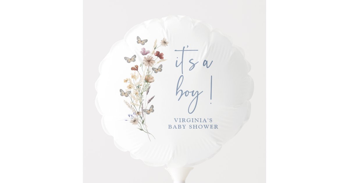 Boho It's A Boy Balloon | Zazzle
