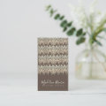 Boho Macrame Artist Handmade Art Designer Business Card | Zazzle