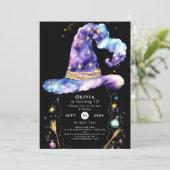 Boho Magic Editable Wizard Birthday Invitation | Zazzle