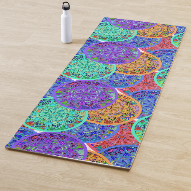 Boho Mandalas | Beautiful Yoga Mat | Zazzle
