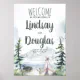 Boho Mountains Adventure Wedding Welcome Sign | Zazzle