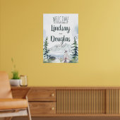 Boho Mountains Adventure Wedding Welcome Sign | Zazzle