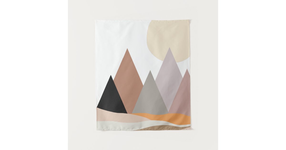 Boho Mountains Tapestry | Zazzle