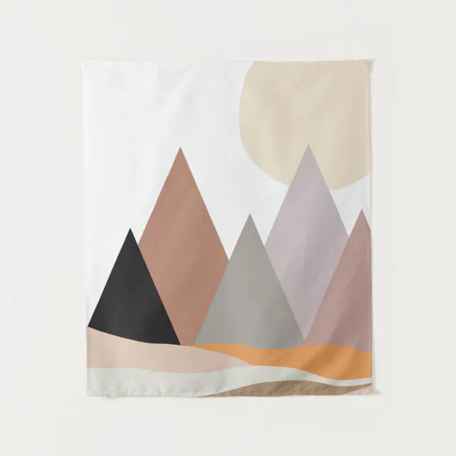 Boho Mountains Tapestry | Zazzle