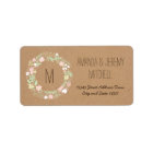 Boho Leaves Personalized Return Address Labels | Zazzle.com