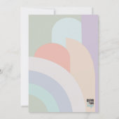 Boho Pastel Rainbow Graduation Invitation | Zazzle