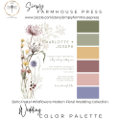 Boho Pastel Wildflowers Modern Floral Wedding Invitation | Zazzle