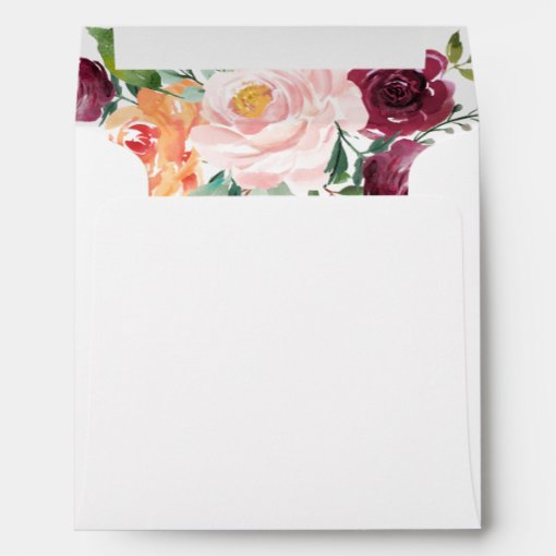 Boho Peony Floral Seed Packet Memorial Funeral En Envelope | Zazzle