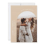Boho Photo Save the Date | Modern Minimalist Cards | Zazzle