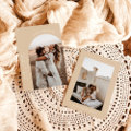 Boho Photo Save the Date | Modern Minimalist Cards | Zazzle