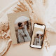 Boho Photo Save the Date | Modern Minimalist Cards | Zazzle