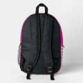 Boho Pink and Yellow Girly Backpack | Zazzle
