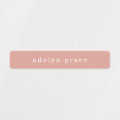 Boho Pink Girl Name Labels | Zazzle