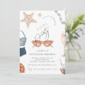 Boho Pool Party Chic Script Summer Bridal Shower Invitation | Zazzle
