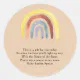 Boho rainbow baby shower - Prayer Candle Label | Zazzle