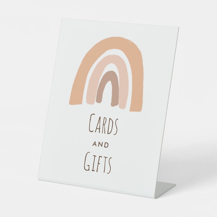 Boho Rainbow Birthday Cards and Gifts Sign | Zazzle