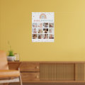 Boho Rainbow Birthday Photo Milestone Poster | Zazzle