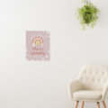 Boho Rainbow Daisy Welcome Sign | Zazzle
