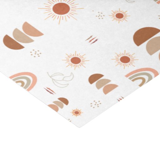 Boho Rainbow Desert Tissue Paper | Zazzle