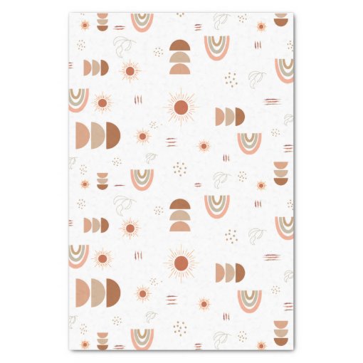 Boho Rainbow Desert Tissue Paper | Zazzle