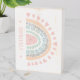 Boho Rainbow Personalized Wooden Box Sign | Zazzle