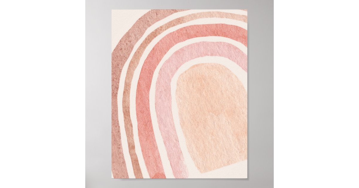Boho Rainbow Poster | Zazzle