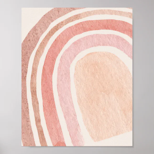 Boho Rainbow Poster | Zazzle