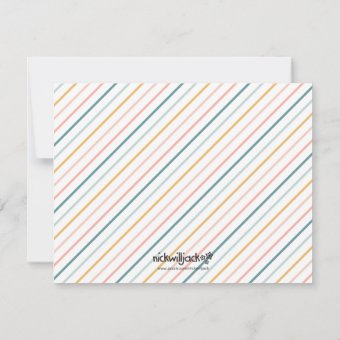 Boho Rainbow Stationery Note Card | Zazzle