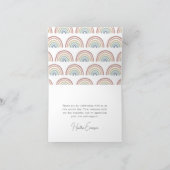 Boho Rainbow Thank You Card | Zazzle
