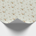 Boho rainbows eucalyptus nursery baby shower wrapping paper | Zazzle