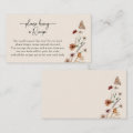 Boho Recipe Request Card | Zazzle