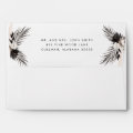 Boho Return Address on Back Flap Envelope | Zazzle