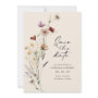 Boho Save The Date Flat Card | Zazzle
