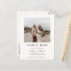 Boho Save the Date, Photo Minimalist Save the Date Postcard | Zazzle
