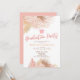 Boho Soft Pink Floral Flower Graduation Party Invitation | Zazzle