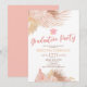Boho Soft Pink Floral Flower Graduation Party Invitation | Zazzle