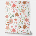 Boho Spring Flowers Floral Wallpaper | Zazzle
