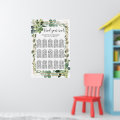 Boho succulent leaves floral gold geometric poster | Zazzle