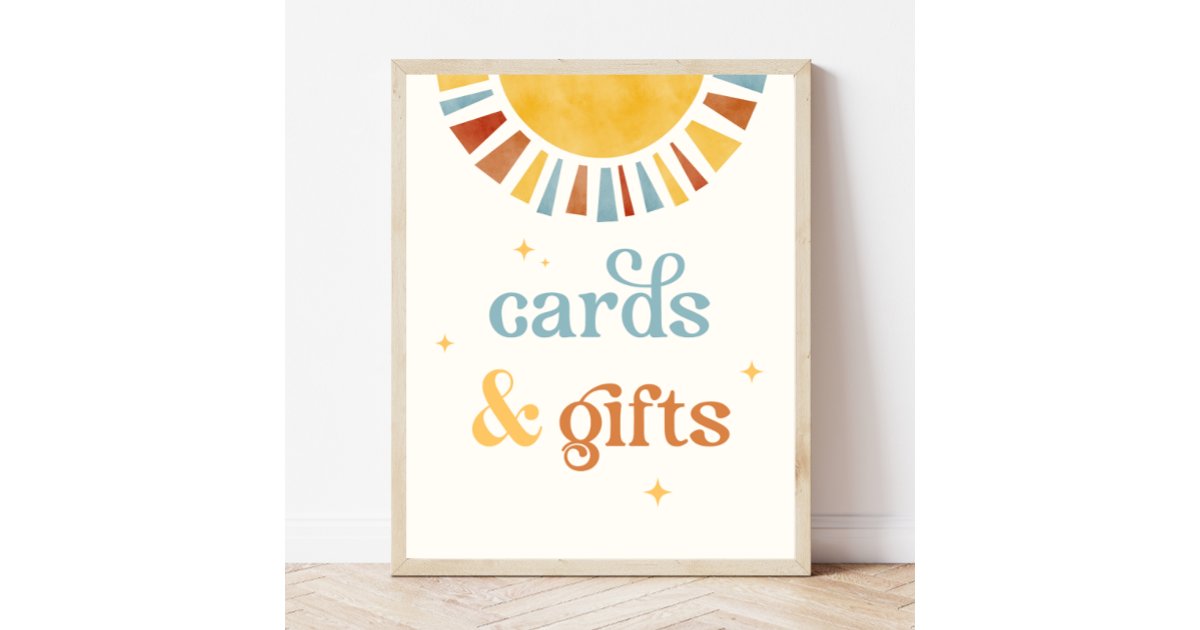 Boho Sun Cards & Gifts Sign | Zazzle