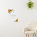 Boho sunflower bridal shower welcome sign | Zazzle