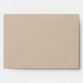 Boho Taupe Wedding Envelope | Zazzle