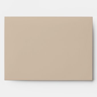 Boho Taupe Wedding Envelope | Zazzle