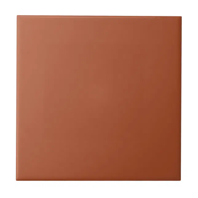 Boho Terracotta Rust Ceramic Ceramic Tile | Zazzle