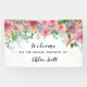 Boho Watercolor Floral Bridal Shower Welcome Banner | Zazzle