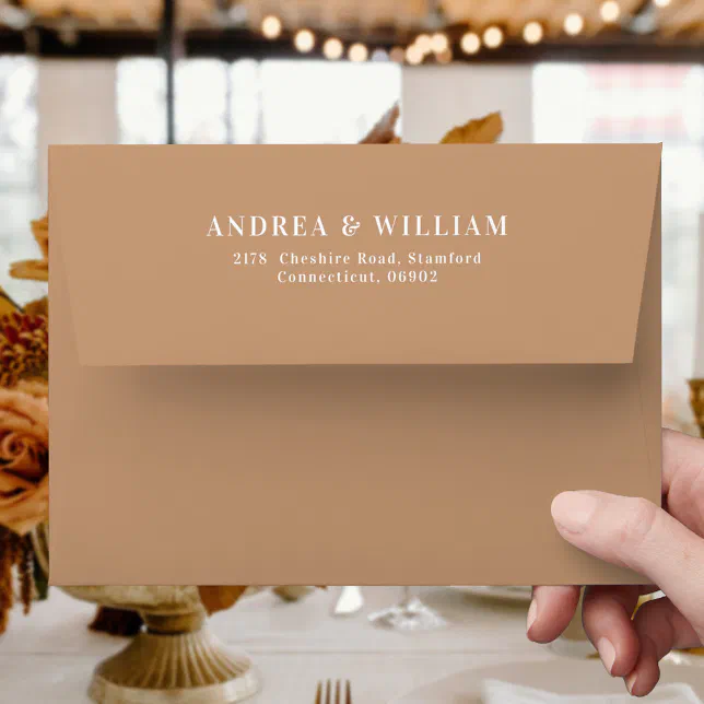 Boho Wedding Envelope | Zazzle