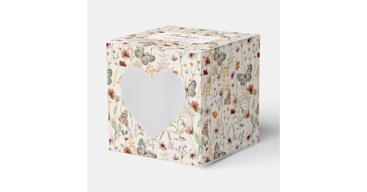 Boho Wedding Favor Box | Zazzle