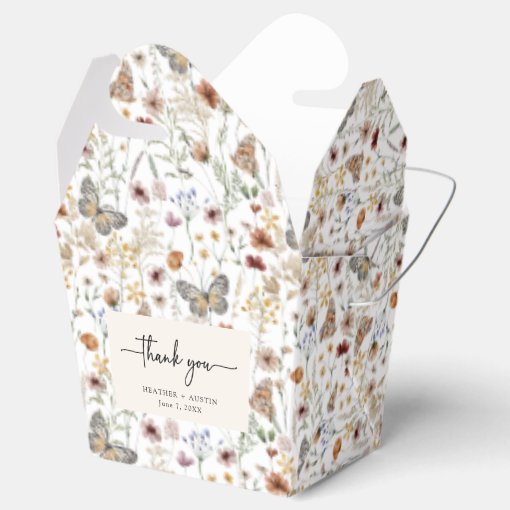 Boho Wedding Favor Box | Zazzle