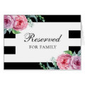 Black and white script wedding reserved sign | Zazzle