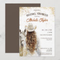 Boho Western Bride Wild West Country Cowgirl Invitation | Zazzle